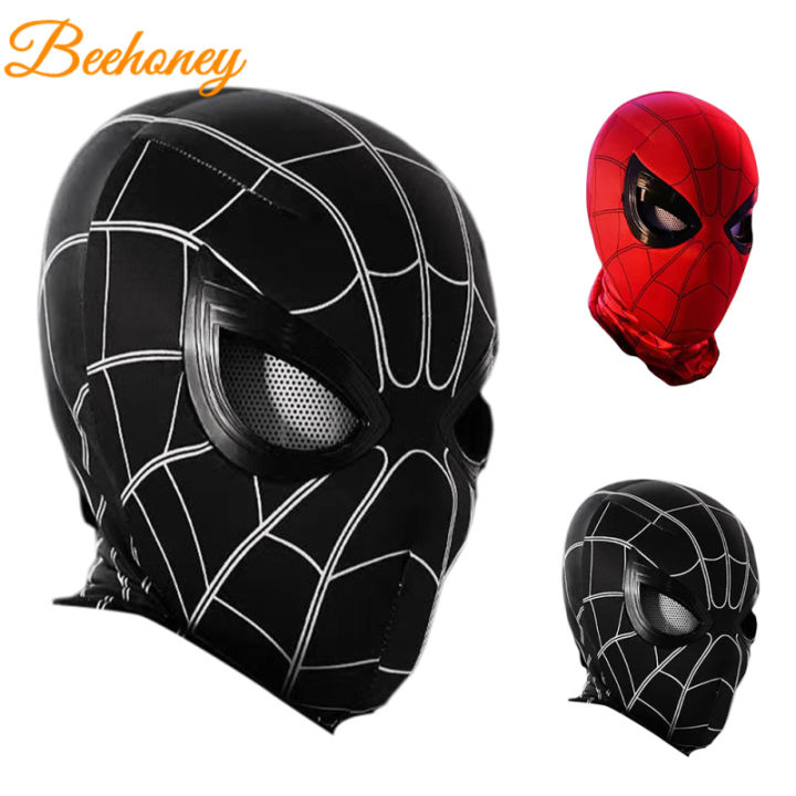 Beehoney1 Spider man Mask Blink Eyes Movable Breathable Headgear ...