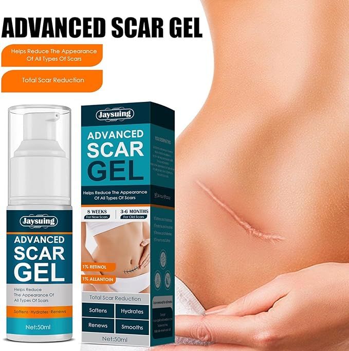 Jaysuing Advanced Scar Gel, Scar Removal for Surgical Scars, Acne Scar ...