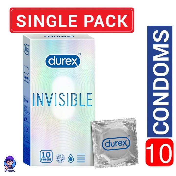 Durex Invisible Super Ultra Thin Condom Large Single Pack 10pcs | Daraz ...