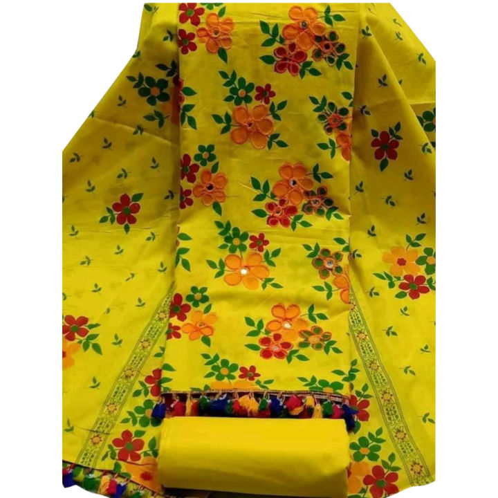 Joypuri Ari Work Unstitched Three Piece Shalwar Kameez (3 Piece) Arko ...