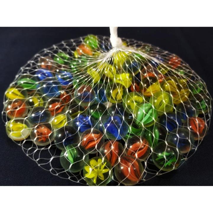 Toy Marble Balls,Aquarium Decorations,Glass Marble Ball- 50Pcs Multi ...
