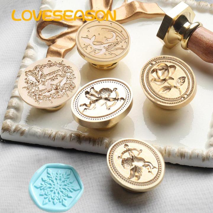 【Daily Deals】 Wax Stamp Head Exquisite Snowflake Sealing Stamp Head ...
