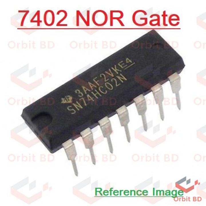 2Pcs- 7402 SN74HC02N 74HC02 74LS02 NOR Gate Dual In Package DIP 14 Pin ...