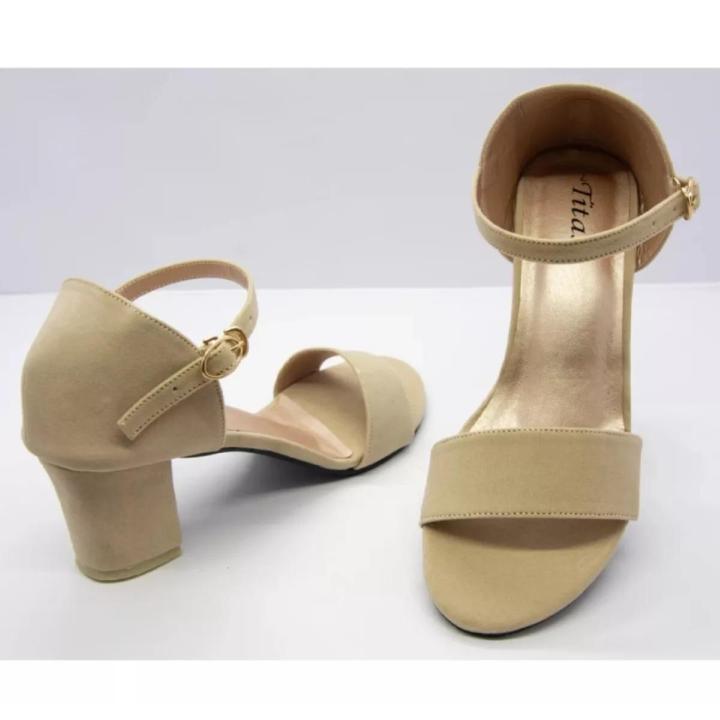 Semi Pancil Heel Hand Made Sandel For Women - Shoes For Girls | Daraz ...