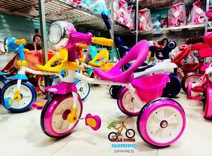 Headlight Baby Tricycle with Music and Light & 4 Colours Tricycle for ...