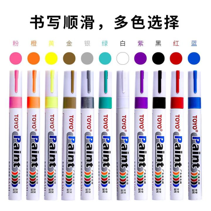 Toyo Paint Waterproof Marker (Random 5 Color) | Daraz.com.bd