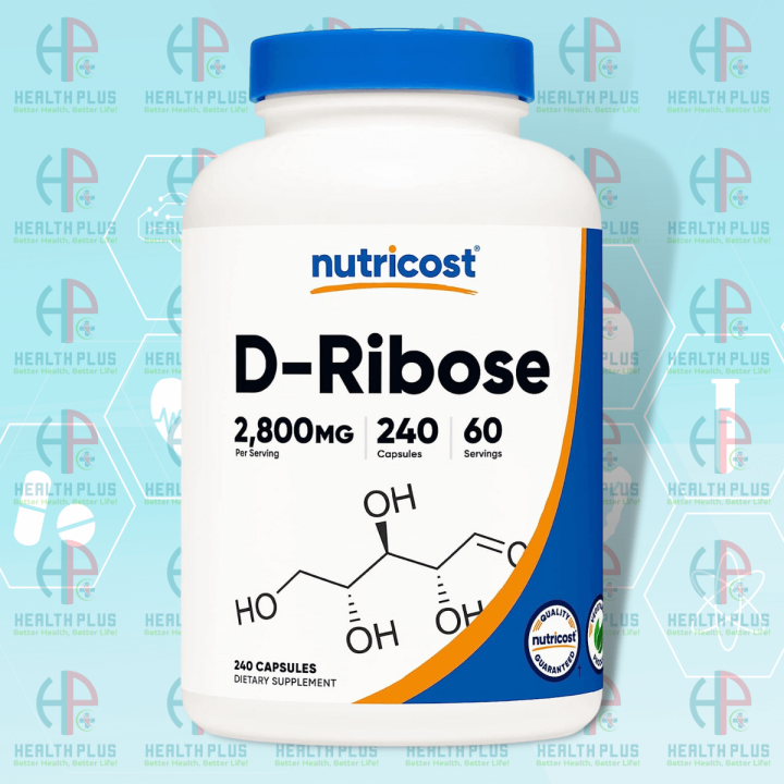 Nutricost D-Ribose 700mg, (2800mg Per Serving), 240 Capsules | Daraz.com.bd