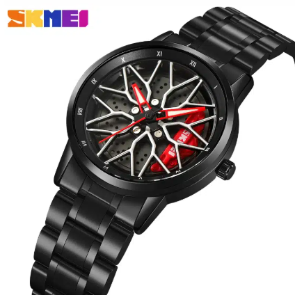 BAISHENG Brand Sk_mei Copy 1787 No Wheel Fashion Stainless Steel Quartz ...