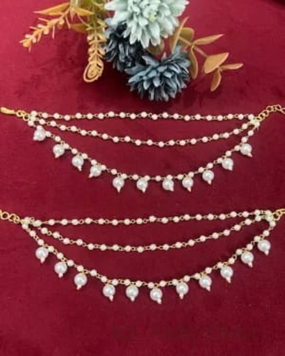 Exclusive 3 lear colourful pearl earring tana jewellery for women ...
