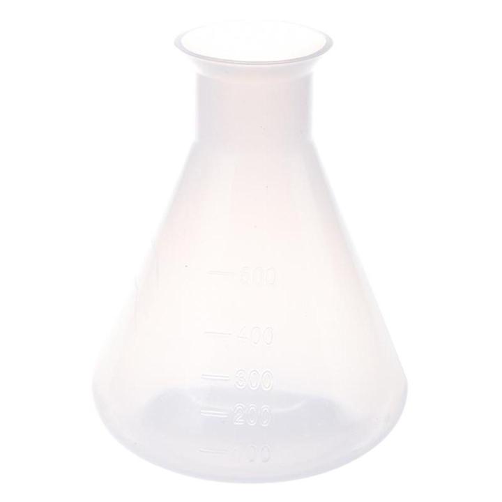 500ml Clear Plastic Laboratory Chemical Conical Flask Storage Bottle ...