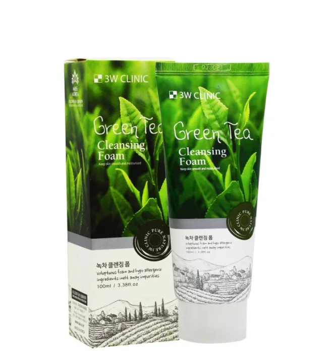 3w Clinic Green Tea Cleansing Foam- 100ml By NS Glamour Mart | Daraz.com.bd