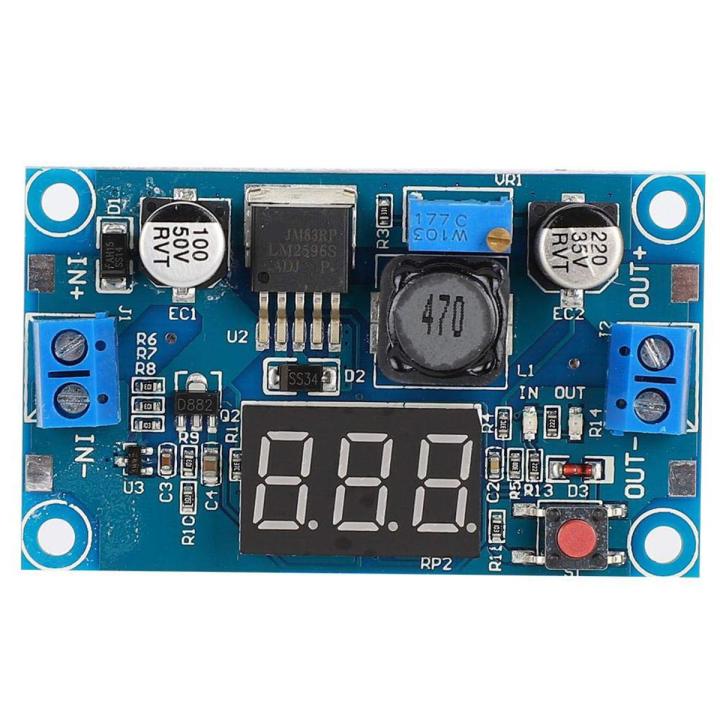 DC-DC Buck Converter LM2596 Converter Module 4~40V Adjustable Voltage ...