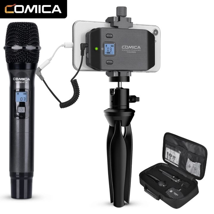 COMICA CVM-WS50H Multi-Channels Smartphone Wireless Microphone with ...