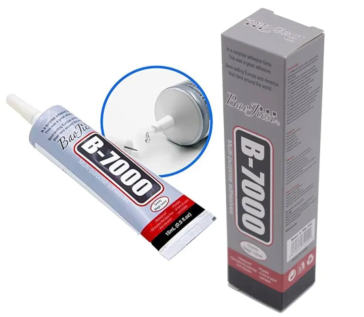B7000 Multipurpose Craft Glue Industrial Strength Adhesive Clear Semi ...