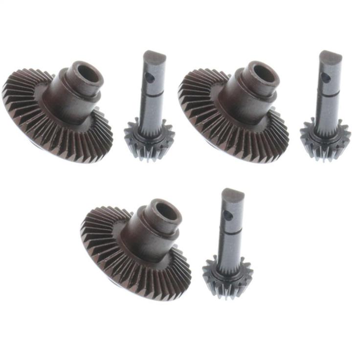 3X Heavy Duty Helical Bevel Gear 40T 15T for 1/10 RC4WD TF2 D90 Gelande II Yota Axle Ring&Pinion ...