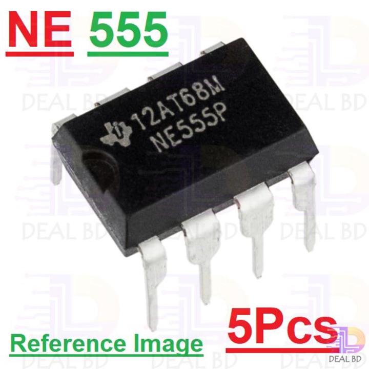 5Pcs- NE555P NE555 555 Timer IC Chip DIP-8 Pin Voltage Regulator With ...