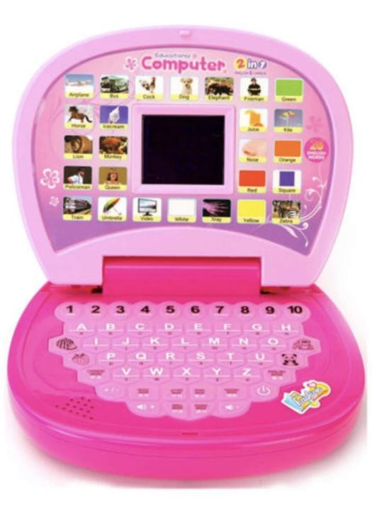2in1 Mini Laptop Toy for Babies and Kids. It Helps Learning in Alphabet ...