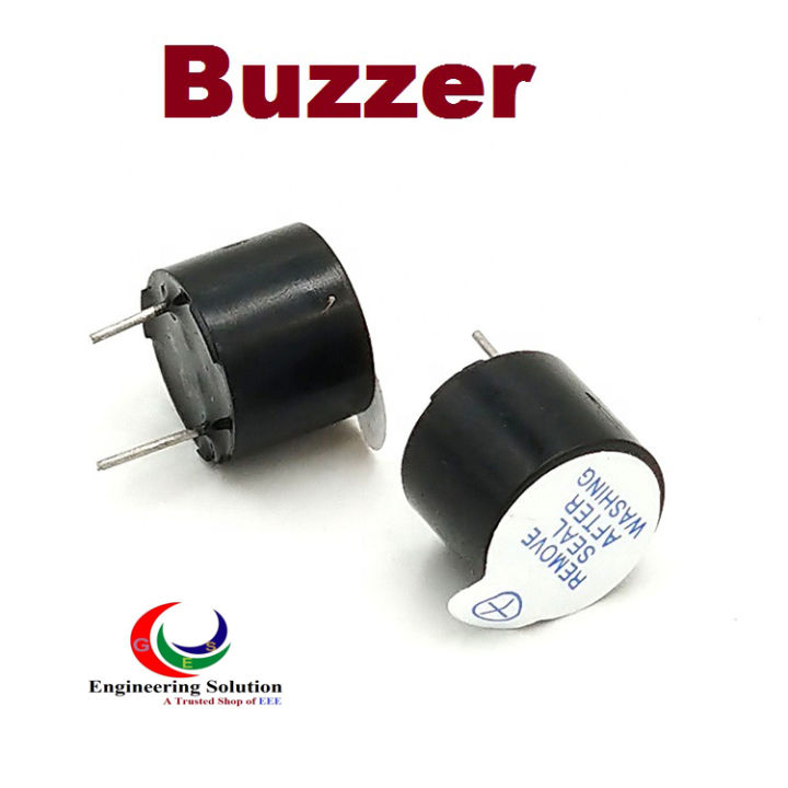 Buzzer-3v 5V Active Buzzer Long Sound,Electromagnetic Piezo Buzzer ...