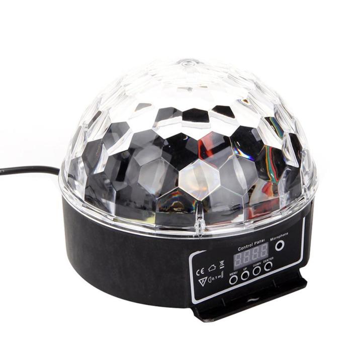 LED RGB Crystal Magic Ball Effect Light DMX Disco Dj Stage Light ...