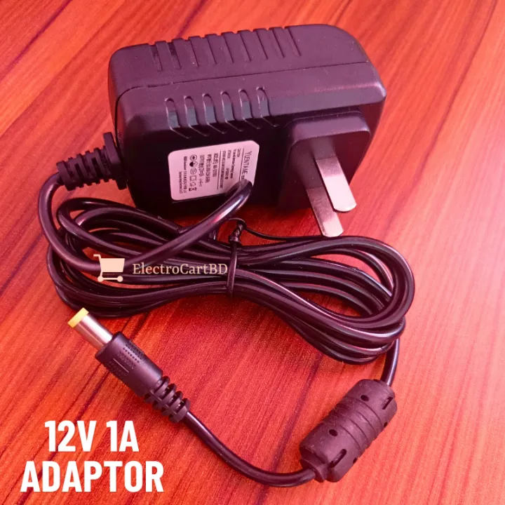 DC 12V 1A AC 100-240V Converter Adapter Charger Power Supply 1A High ...