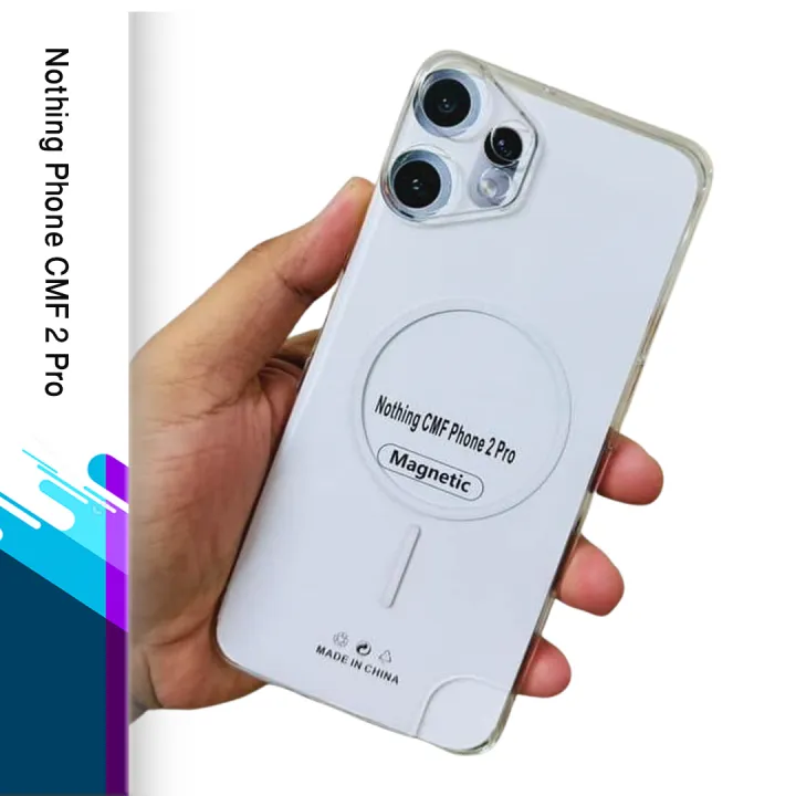 For Nothing CMF Phone 2 Pro - USG Anti Yellow Magsafe Clear Hard ...
