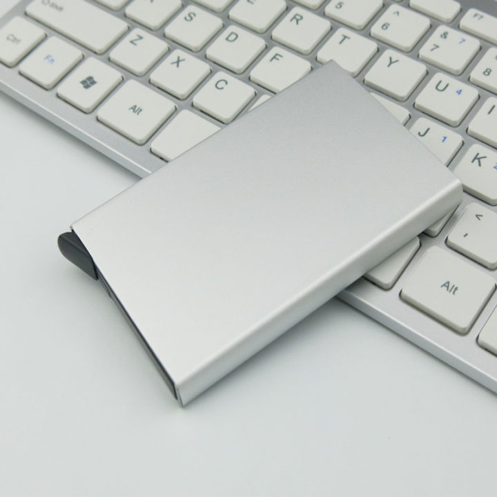 Aluminium Credit Card Holder Stainless Steel | Daraz.com.bd