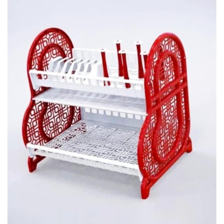 Smart Kitchen Rack Mini Eagle Brown & Red - Kitchen Rack | Daraz.com.bd