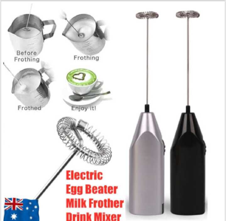 Mini Coffee Milk Egg Beater Electric Foam Hand Blender Mixer Classic ...