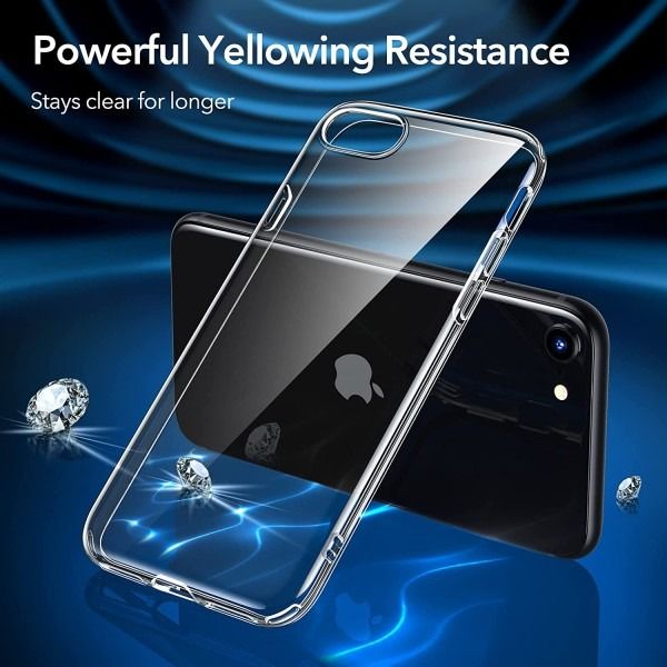 Ultra-Hybrid Crystal Clear iPhone SE 3 2022 / iPhone SE (2020) Back ...