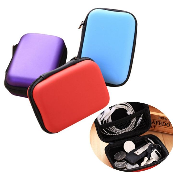 Portable HDD Carry Case Cover Earphone Box Hard Disk Case Zipper Pouch ...