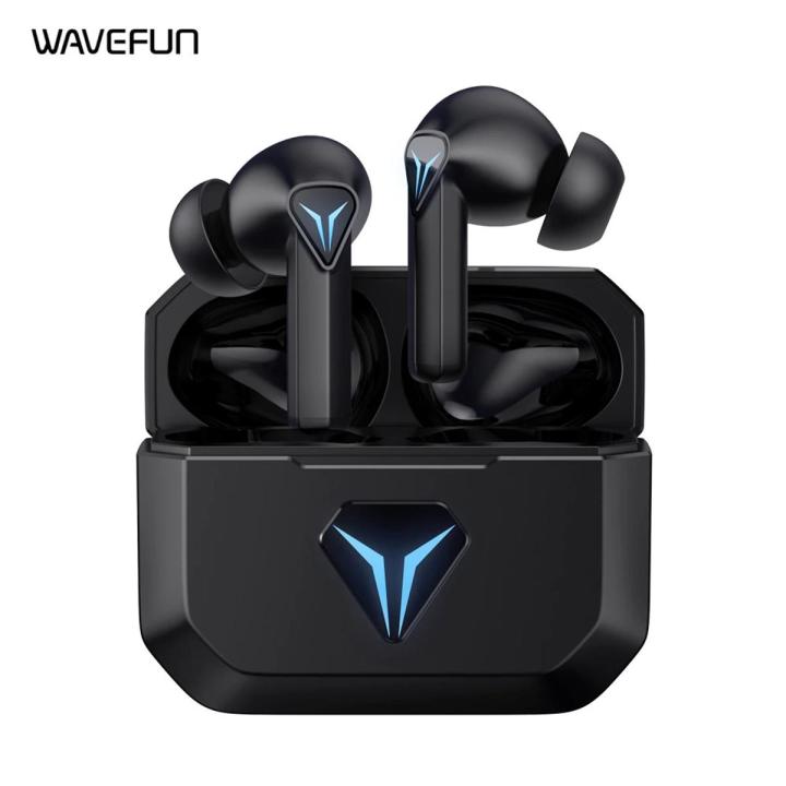 Wavefun G100 Wireless Bluetooth Game Enhanced Volume Control Earbuds ...