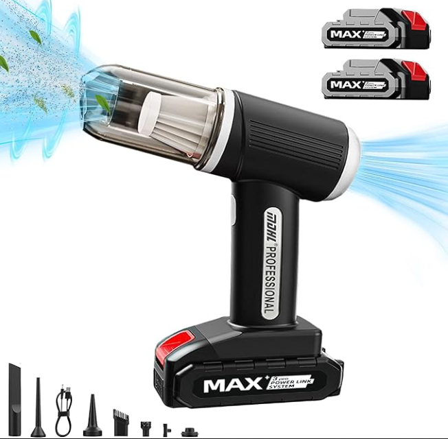 Rechargeable Portable Vacuum Cleaner (MDHL : 163) | Daraz.com.bd