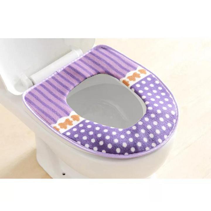Toilet Seat Cover Bathroom Accessories/ Toilet Seat Cover 16''x12'' Mat ...