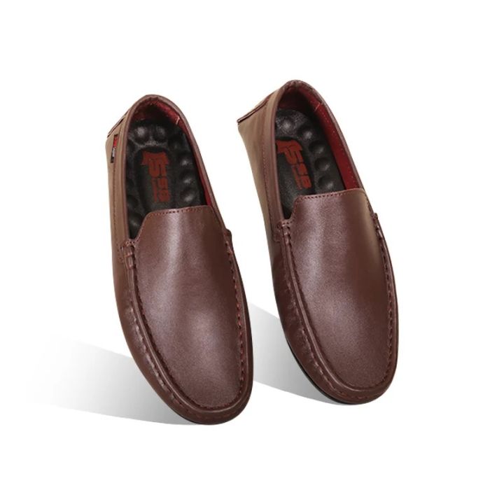 Classic Chocolate Brown Leather Loafer For Men SB-S1017 | Daraz.com.bd