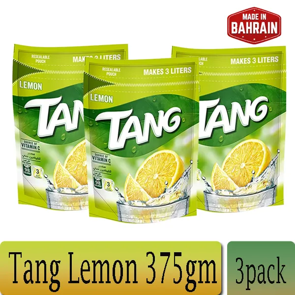 Tang Lemon Flavor, 375gm (Bahrain) - 3pack | Daraz.com.bd