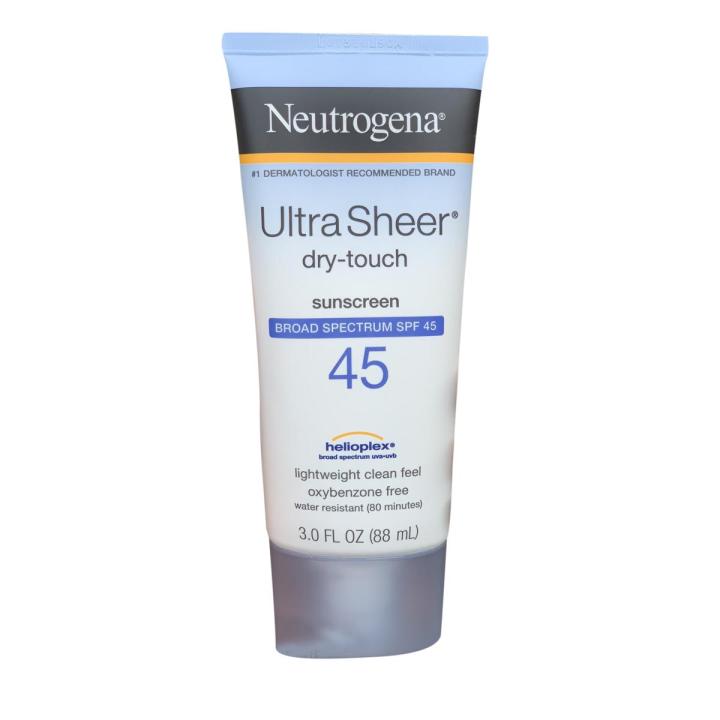 Neutrogena Neutrogena Ultra Sheer Dry-Touch Sunblock Lotion SPF 45 USA ...