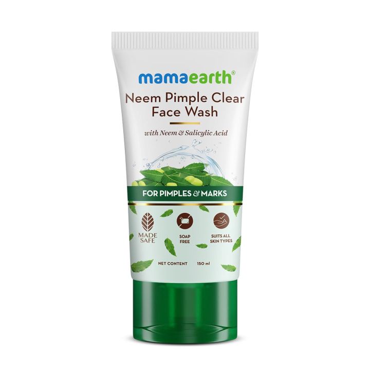 mamaearth Neem face wash - Neem Pimple Clear Face Wash with Neem ...