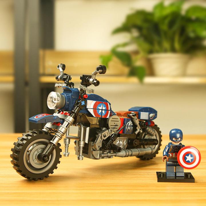 （New）Marvel Avenger Captain America Toy brick uper Hero erie Captain ...