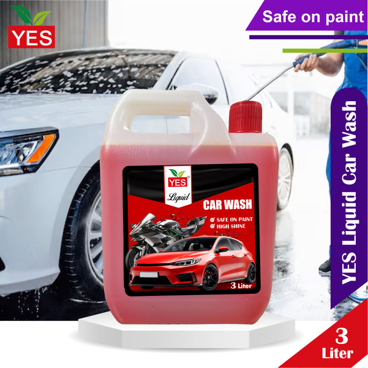 Yes Car wash Shampoo 3Ltr. | Daraz.com.bd