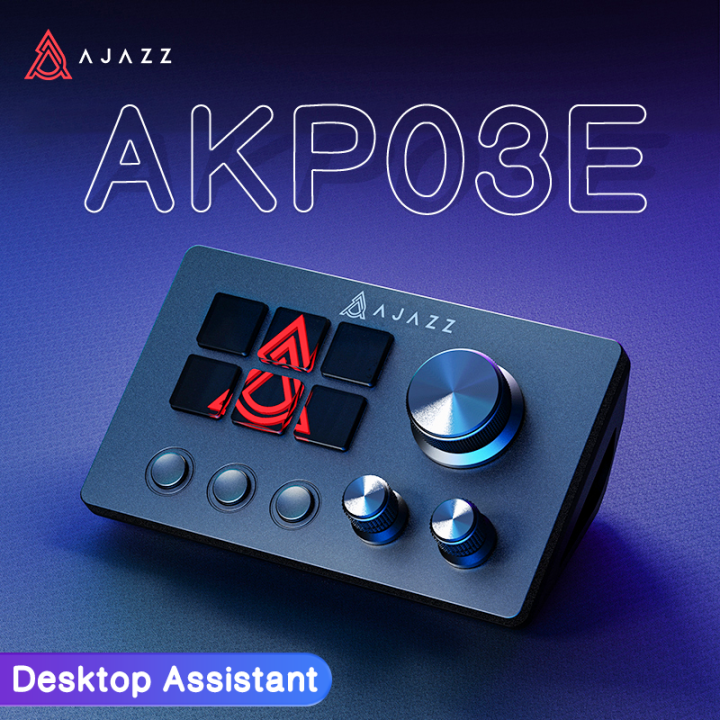 Ajazz AKP03E Programmable Visual Macro Keyboard Mechanical Gaming ...