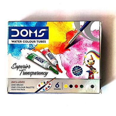 DOMS Watercolor Tube With Palette And 1pc Brush Free For Painting 6 ...