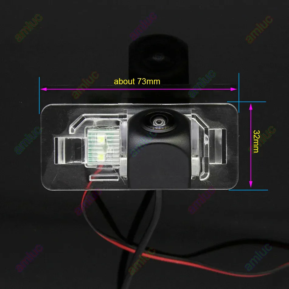 HD Dynamic Trajectory Line Car Reverse Back up Rear View Camera For BMW ...