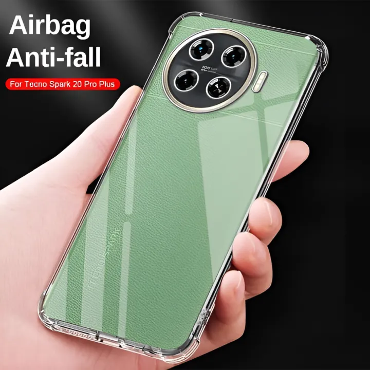 For Tecno Spark 20 Pro Plus Flexible clear Transparent Soft TUP Back ...