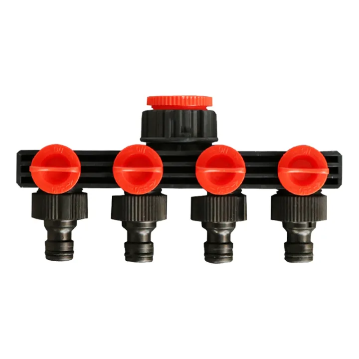 4 Way Hose Splitters for Automatic Watering Water Pipe Linker Timer ...