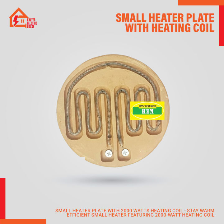 Small Heater Plate With 2000 Watts Heating Coil - Stay Warm Efficient ...