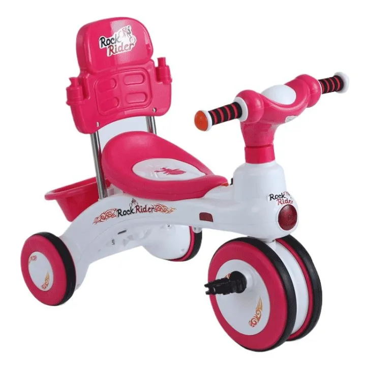 RFL Rock Rider 3Y Try Cycle With Backrest, Music & Head Light System ...