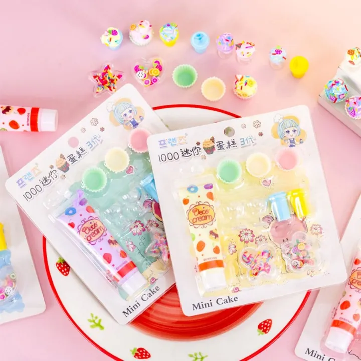 Cartoon Simulation Cream Ice Cream Dessert Making Handmade DIY Cake ...