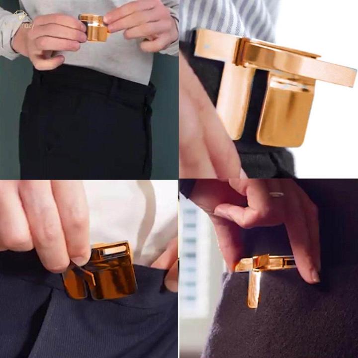 Pants Clips for Waist Adjustable Pants Waist Clip Metal Pant Waist ...