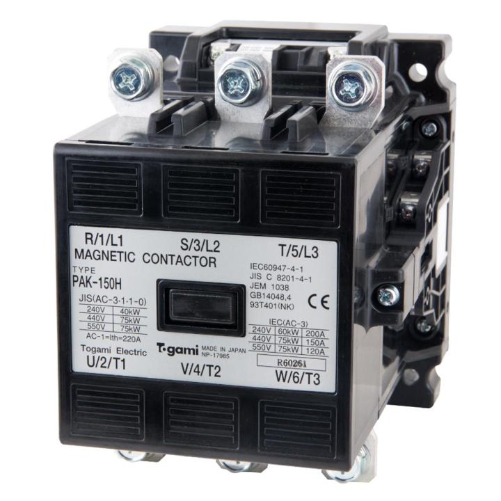 Togami JAPAN PAK 150H 150A AC-3 Magnetic Contactor 75kW PAK-150H ...