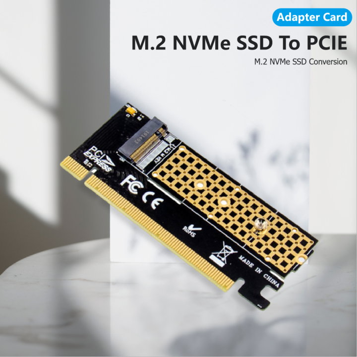X16 M.2 NVMe SSD NGFF to PCIE 3.0 X16 Adapter Card Pci-e to m.2 Convert Adapter M Key interface ...